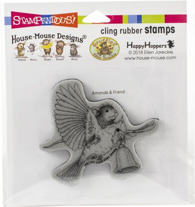 Stampendous House Mouse Cling Stamp - Cardinal Bell | LoveCrafts