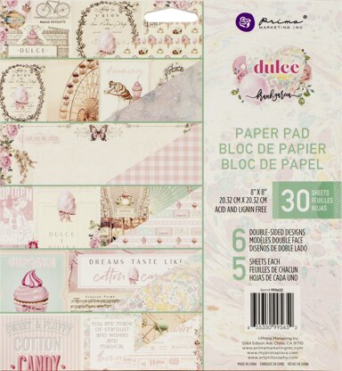 Prima Marketing Double-Sided Paper Pad 8"X8" 30/Pkg - Dulce By Frank ...