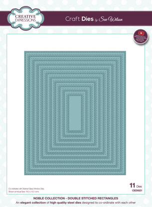 Creative Expressions Craft Dies By Sue Wilson - Double Stitched Noble ...