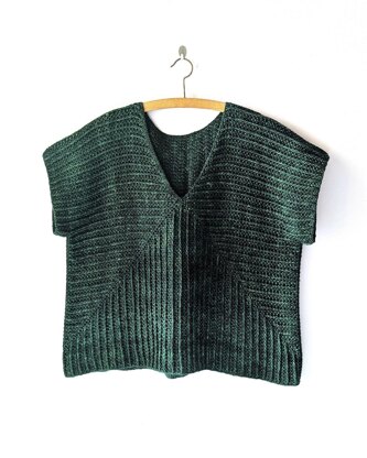 Linen Leaf top | LoveCrafts