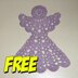 Flat Angel / Angelo Piatto Crochet pattern by Diana Bodini | Knitting ...