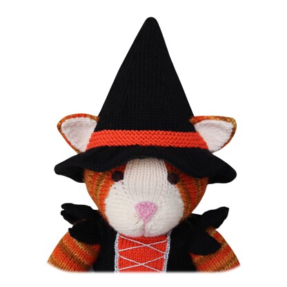 Witch (Knit a Teddy) Knitting pattern by Knitables | LoveCrafts