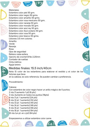 Muñeca Lele Crochet pattern by Paulina Garcia Lopez | LoveCrafts