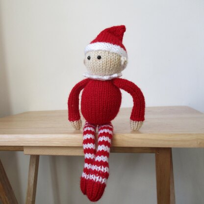Jingles the Elf Knitting pattern by Amanda Berry | LoveCrafts