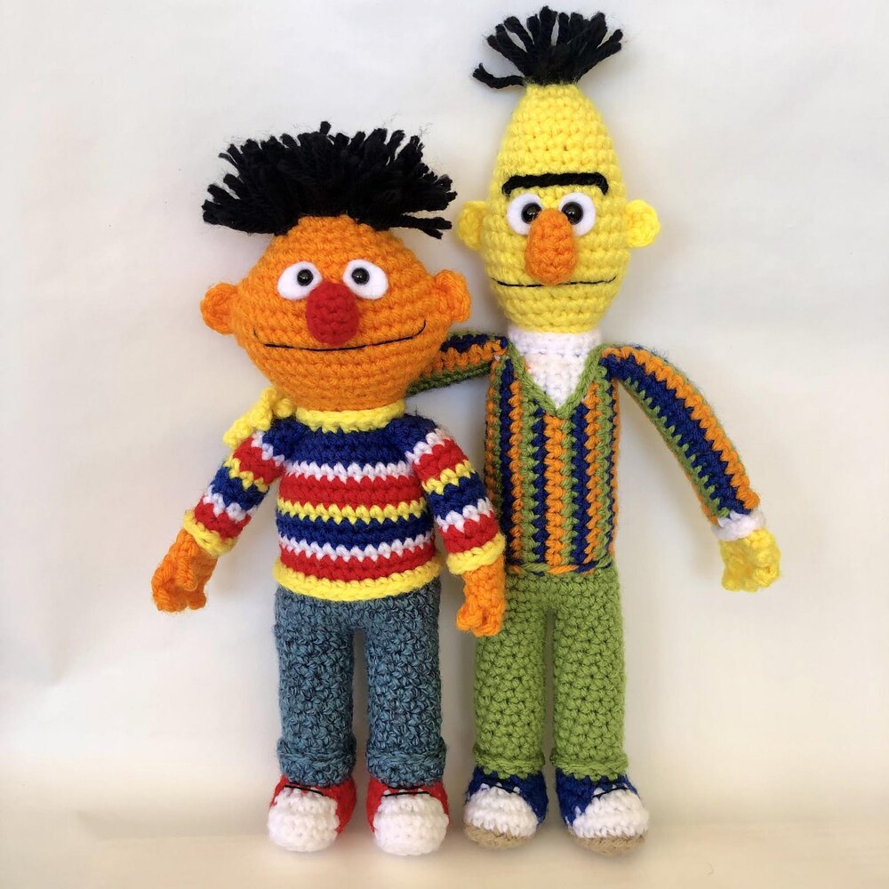 Sesame Street Bert Ernie set of 2