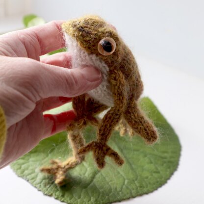 Frog Knitting pattern by Claire Garland aka. Dot Pebbles | LoveCrafts
