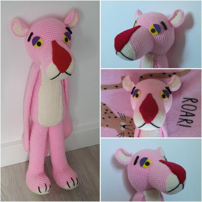 Pink Panther Crochet pattern by Haakneus | LoveCrafts