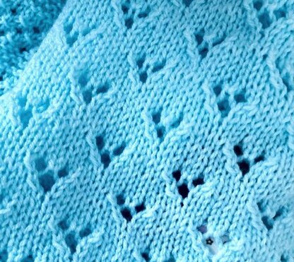 THE NEW PRIMROSE baby blanket Knitting pattern by SUSAN J WARD | LoveCrafts