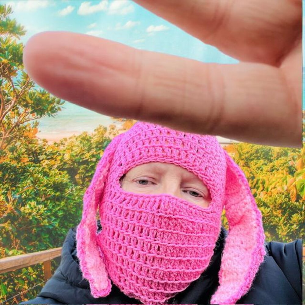 Free Ski Mask Crochet Pattern Hot Pink Crochet Balaclava Fase Mask