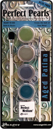 Ranger Perfect Pearls Pigment Powder Kit - Aged Patina | LoveCrafts