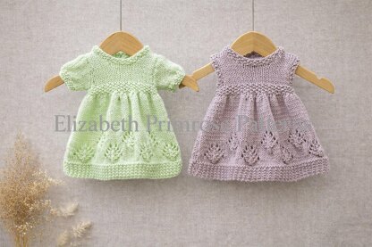 Petite Pinecone Dress Set Knitting Pattern P140 for 41–51cm Dolls ...