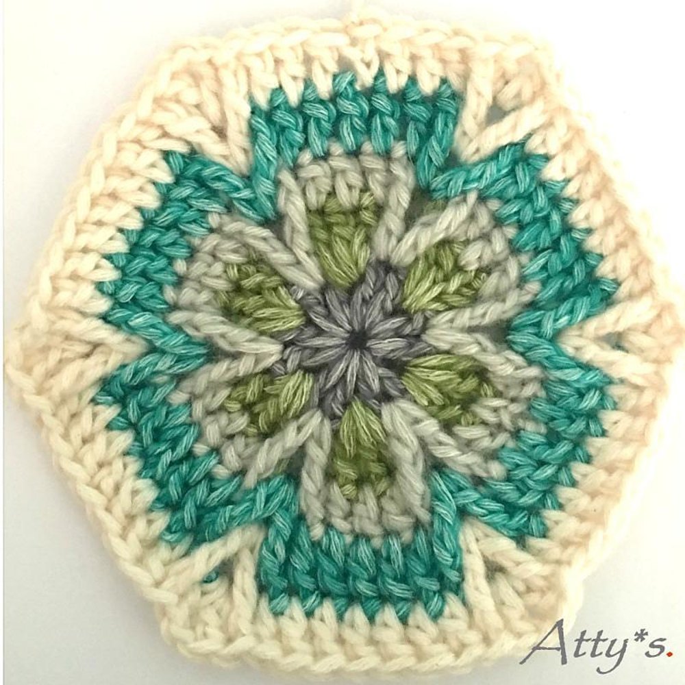 Hexagon Motif Crochet Pattern