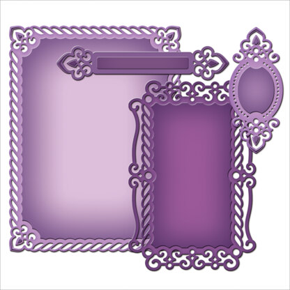 Spellbinders Nestabilities A2 Card Creator Dies - Valiant Honor ...