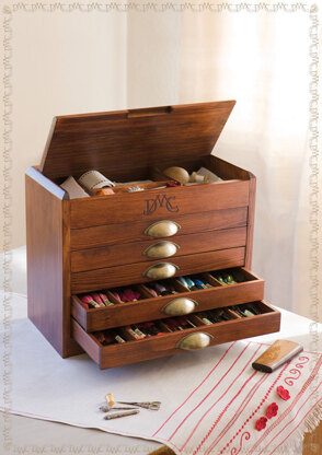 DMC Wooden Collector's Box pre-filled with 500 DMC Stranded Cottons ...