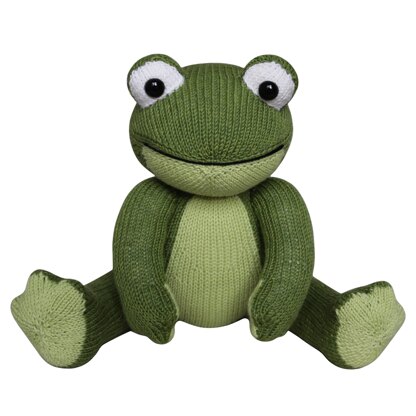 Frog (Knit a Teddy) Knitting pattern by Knitables | LoveCrafts