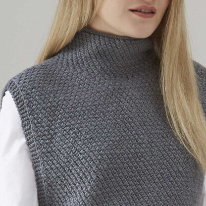 Joan Tank Top - Slipover Knitting Pattern For Women in Debbie Bliss ...