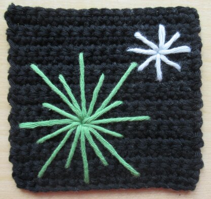 Fireworks Celebration Square Crochet pattern by White Gables Crochet ...