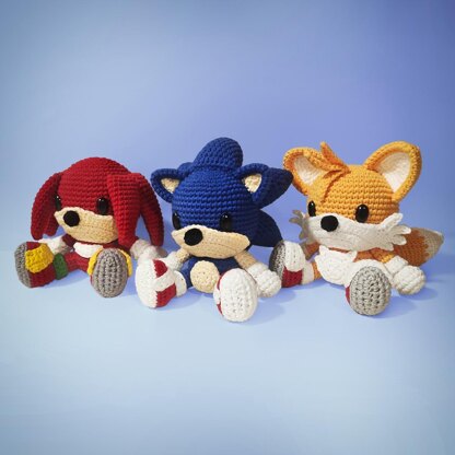 Sonic, Tails & Knuckles Pattern Crochet pattern by VinCrafty | LoveCrafts