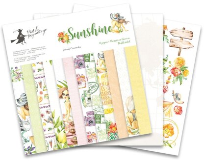 P13 Double-Sided Paper Pad 12"X12" 12/Pkg - Sunshine, 6 Designs/2 Each ...