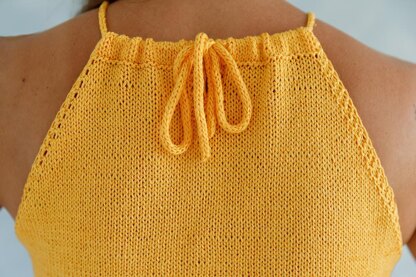 Summer Sun Halter Neck Top Knitting pattern by Elly's Knitting Days ...