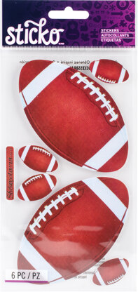 Sticko Stickers - Footballs | LoveCrafts