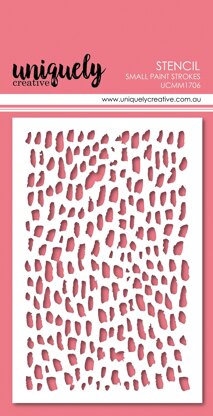 Uniquely Creative 4"X6" Stencil - Small Paint Strokes | LoveCrafts