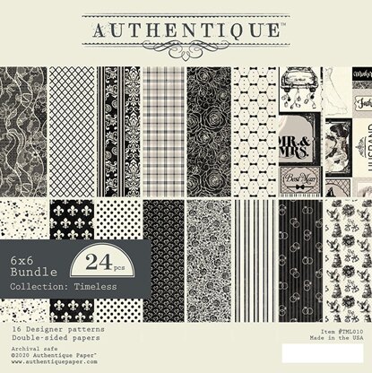 Authentique Paper Authentique Double-Sided Cardstock Pad 6"X6" 24/Pkg ...