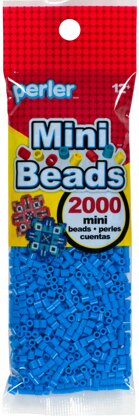 Perler Mini Perler Beads 2000/Pkg - Light Blue | LoveCrafts