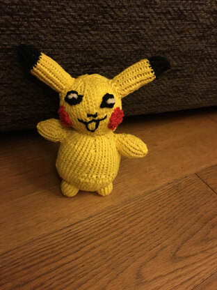 Pikachu pokemon Soft Toy amigurumi Knitting pattern by Emma Whittle ...