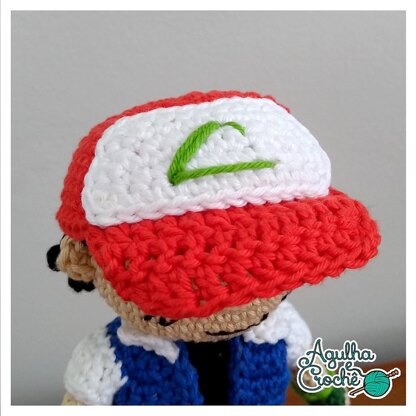 Ash Ketchum from Pokemon Crochet Pattern Crochet pattern by João Paulo ...