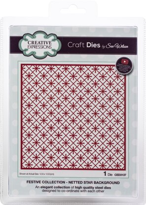 Creative Expressions Festive Craft Dies By Sue Wilson - Netted Star ...