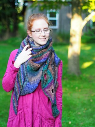 Sikuli Shawl Knitting pattern by Vanessa Ewing | LoveCrafts
