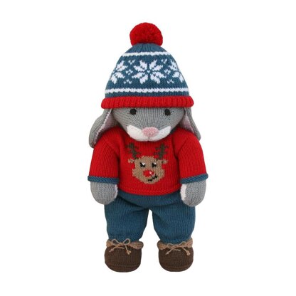 Christmas Jumper Outfit (Knit a Teddy) Knitting pattern by Knitables ...