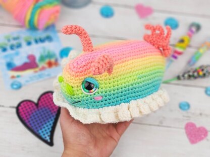 Sea slug Crochet pattern by Carolyne Brodie | LoveCrafts