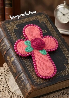 Cross with Rose english_us | LoveCrafts