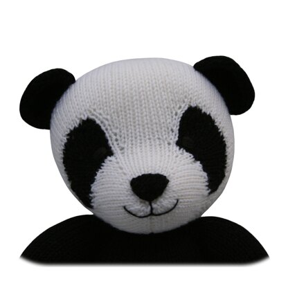 Panda (Knit a Teddy) Knitting pattern by Knitables | LoveCrafts