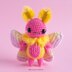 Rosy Maple Moth Crochet pattern by Andreia Ferreira | LoveCrafts