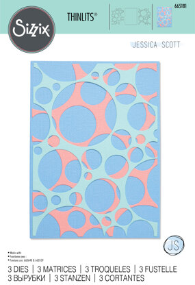 Sizzix Thinlits Die Set 3PK - Circle Layers by Jessica Scott | LoveCrafts