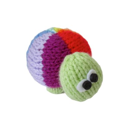 Rainbow Tortoise Knitting pattern by Amanda Berry | LoveCrafts