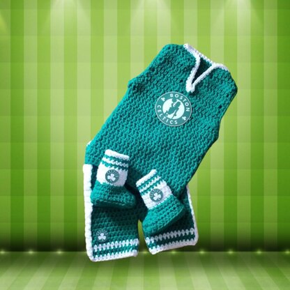 Boston Celtics Baby Crochet pattern by CraftyStitchaway | LoveCrafts