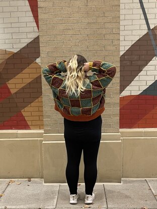 Patchwork Bomber Crochet pattern by Auburn Threads | LoveCrafts