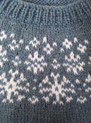 Snowfall jumper Knitting pattern by MotherOfPurlPatterns | LoveCrafts