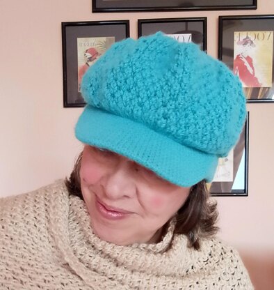 Camile Newsboy Hat | LoveCrafts